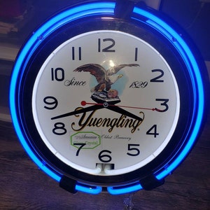 Yuengling America's Oldest Brewery Since 1829 Blue Double Neon Bar ...