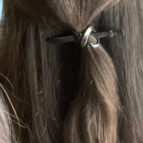Hand Forged Twisted Hair Pin Hand Made by Blacksmith - Etsy