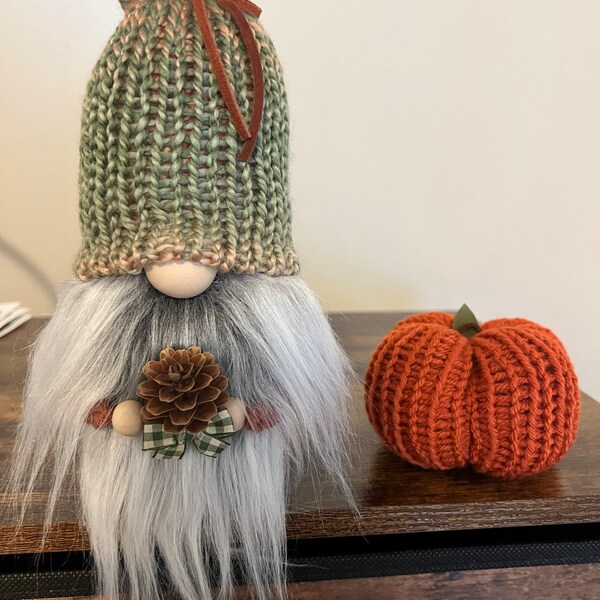 Fall Pine Cone Decor, Fall Gnome, Fall Shelf Sitter Gnomes, Fall Tiered ...