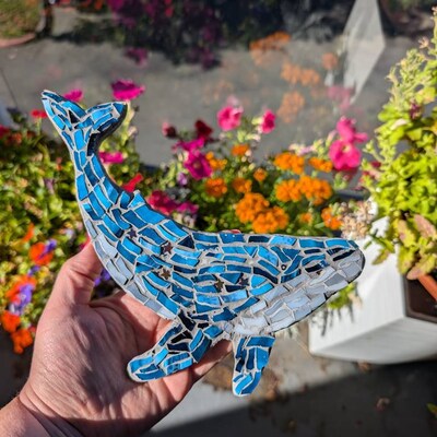 Chickadee DIY Stained Glass Mosaic Kit - Etsy