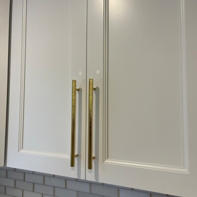 Hexagon Hammered Brass Solid Handmade Drawer Knobs Pulls Handles/dresser Knobs Cabinet Pull ...