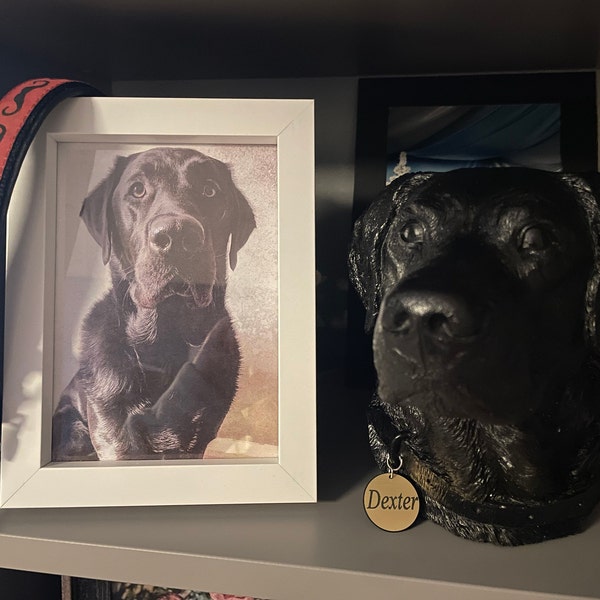 Black Lab Memorial Urn - Etsy