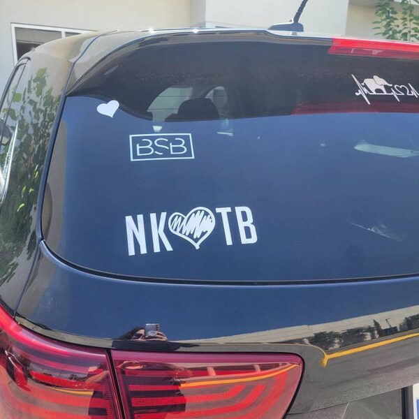 NKOTB New Kids on the Block Heart Vinyl Decal - Etsy