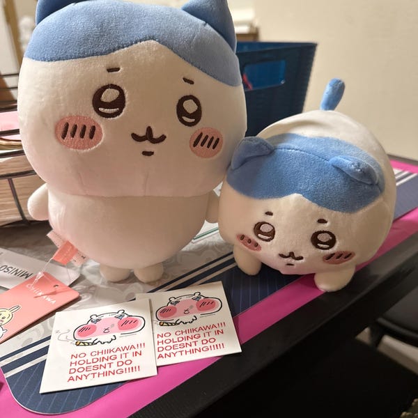 Chiikawa Heart Hachiware Magnetic Keychain - Etsy