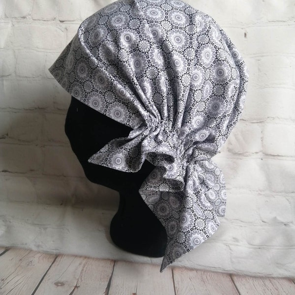 Chemo Cotton Cap Sewing Pattern, Elastic Head Scarf (PDF) - Etsy