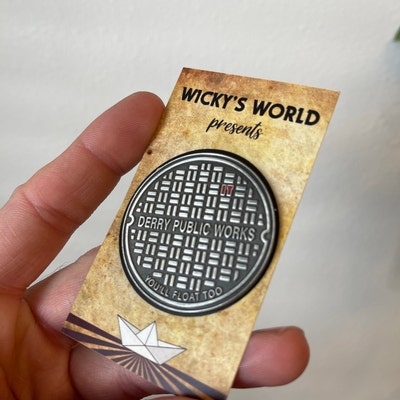 Stephen King's IT Inspired Derry Public Works Enamel Pin - Etsy
