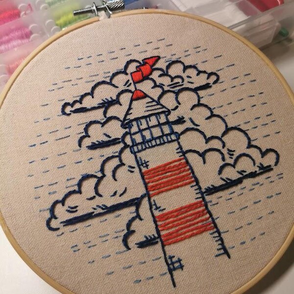 Nordic Gnome jul Complete Embroidery Kit DIY, Beginner Friendly ...