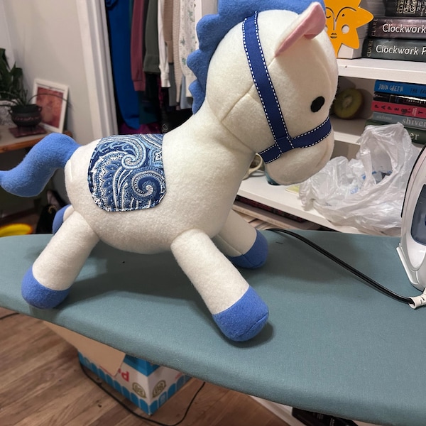 Stuffed Animal - Pony PDF Sewing Pattern & Tutorial | Stuffed Horse ...