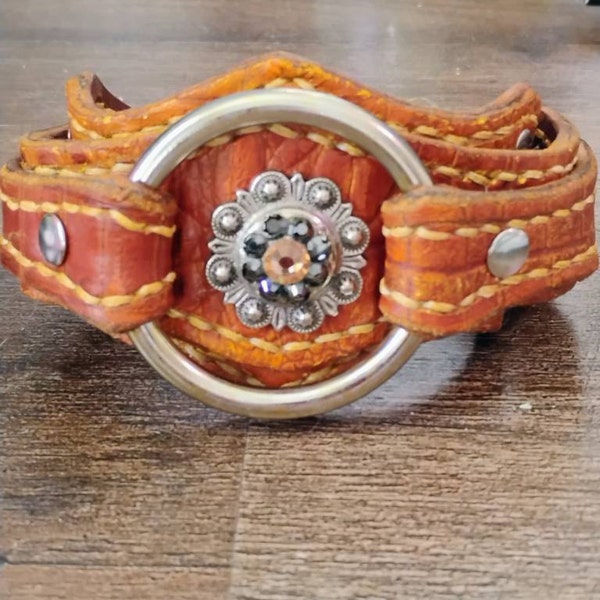 Crocodile Leather Bracelet Pattern /cuff Bracelet Pattern / Leather ...