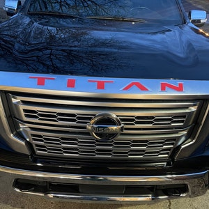 Nissan Titan Grill & Tailgate Badge Emblem Inlay - Etsy