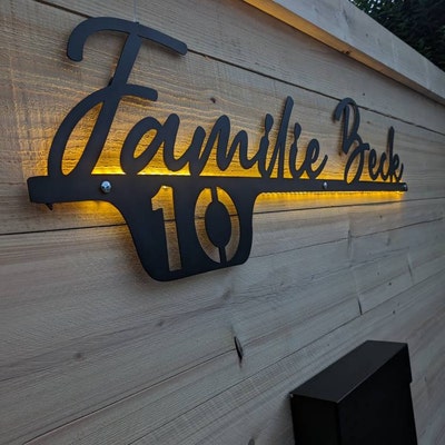 Custom Metal Farmhouse Sign, Custom Unique Family Gift, Personalized ...