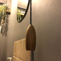 Contemporary Bead Light Pull With Coloured Cord - Etsy UK