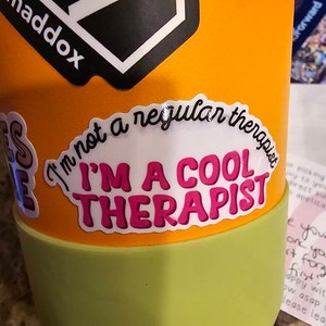 Spill the Tea Sticker, Motivational Stickers, Therapist Sticker, Mental ...