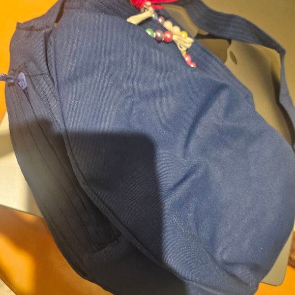 Japa Bag, Krishna Photo Printed Satin Chanting Bag, Prayer Bag Elevate ...