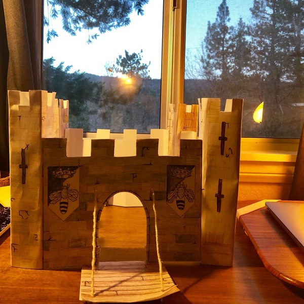 Castle Printable Papercraft - Etsy