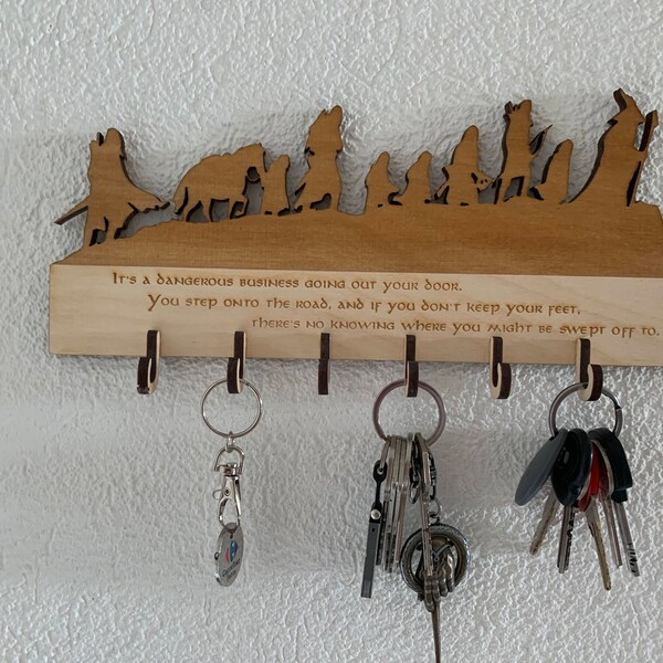 Lord of the Ring Key Holder Wall Key Holder / Wall Key Rack / Lord of ...