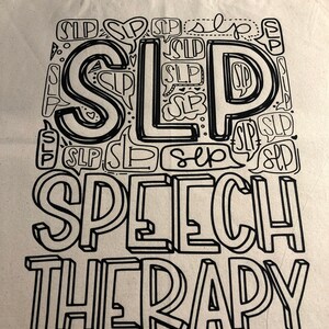 Speech SLP Therapy Typography INSTANT DOWNLOAD Dxf Svg Eps Png for Use ...
