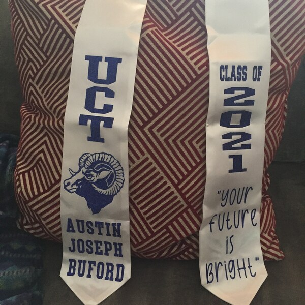 Custom Graduation Sash - Etsy