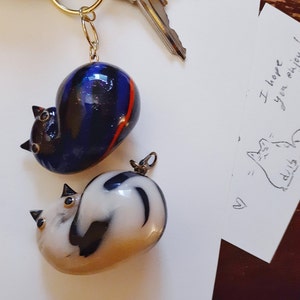 Blobby Cats CUSTOM Cat Charm / Sculpture / Figurine / Cute - Etsy