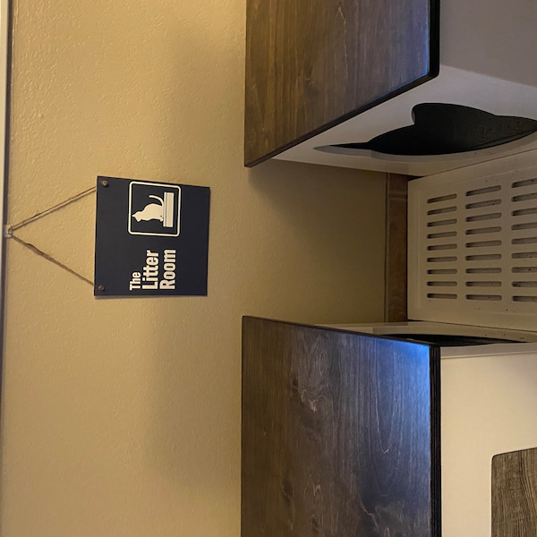 The Litter Room — Funny Cat Office Sign, Perfect Gifts for Pet & Pet ...