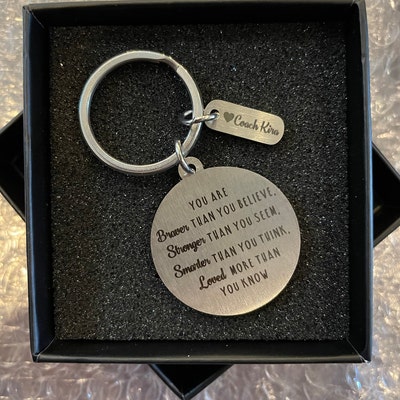 Bible Verse Keychain,christian Quotes,i Will Be With You Isaiah 43:2 ...