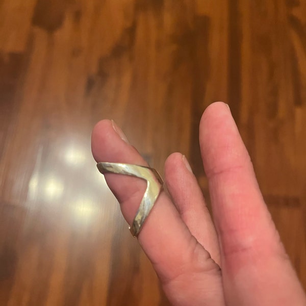 Arthritis Finger Splint Adjustable Solid Sterling Silver 925 or Bronze ...