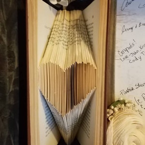 Beginners Book Folding Pattern for a Heart FREE TUTORIAL | Etsy