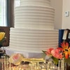 Three Tier Horizontal Lines Texture Faux Wedding Cake - Etsy