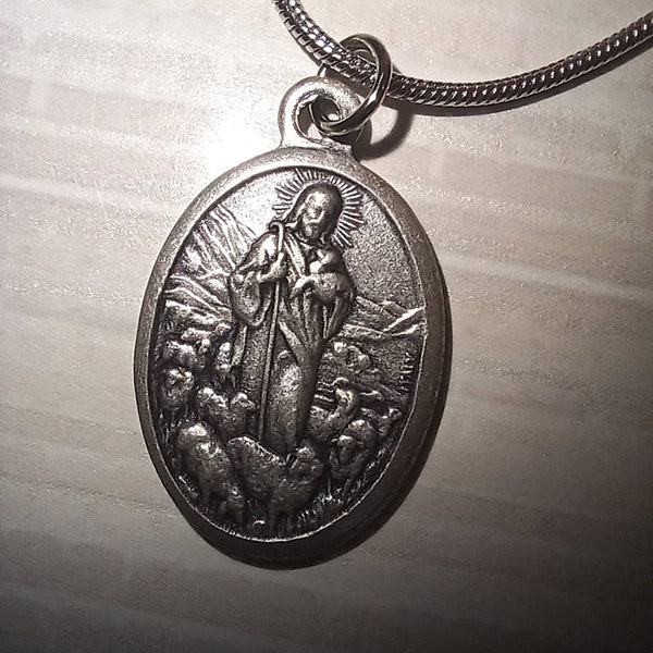 Jesus Christ the Good Shepherd Medal - New Testament John 10:14 - Made ...