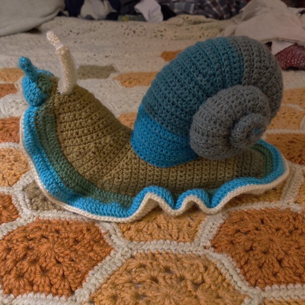Add-on Round Snail Shell for Giant and Medium Snails Crochet Pattern by ...