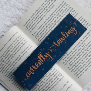 Currently Reading Bookmark - Etsy