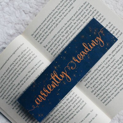 Currently Reading Bookmark - Etsy