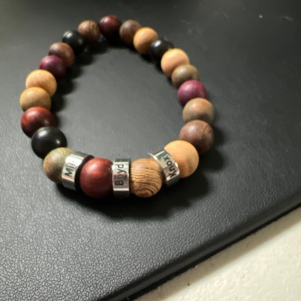 Personalized Engraved Beads With Name, Date, or Design, Add-on Engraved ...