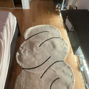 Multicolor Melting Red Background Rug, Hand Tufted Artistry Carpet ...