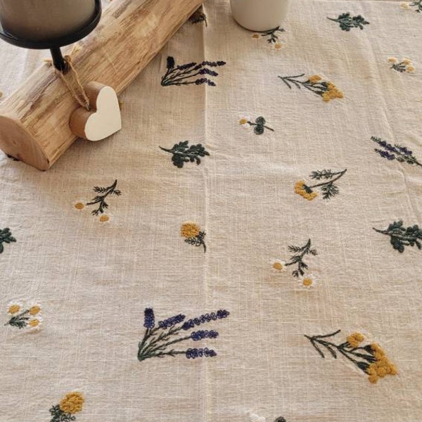 Pink/white/yellow Lace Tablecloth,deco Unique Pastel Tablecloth,country ...