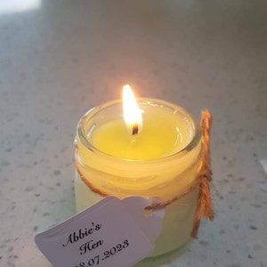 40 Personalised Memorial Candles, Remembrance or Funeral Candles, in ...