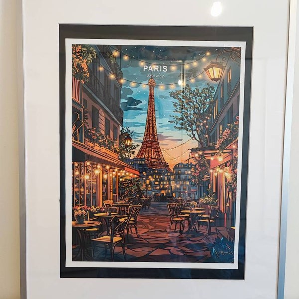 Paris France Poster, Paris Eiffel Tower France Wall Art, Paris France ...