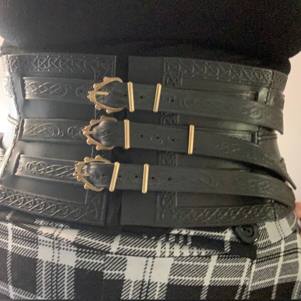 Armstreet Viking War Corset Belt With Embossing gudrun the Wolfdottir ...