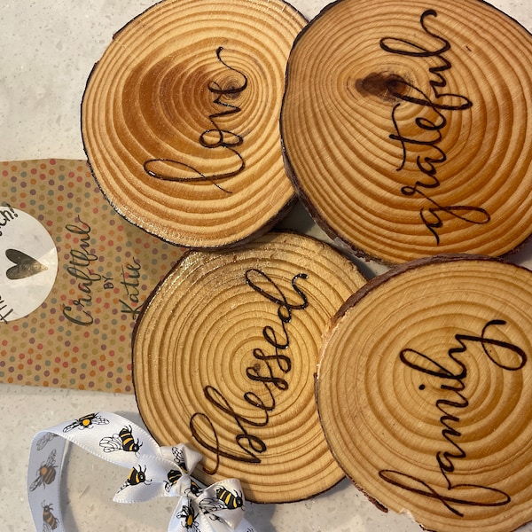 Custom Your Choice! - Hand-burned Wood Sign, Home Decor, Flowers ...