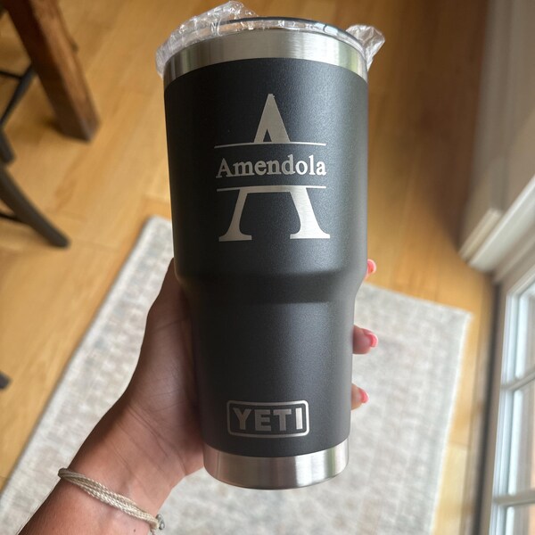 Personalized Yeti Tumbler, Custom Yeti Tumbler, Laser Engraved Yeti ...