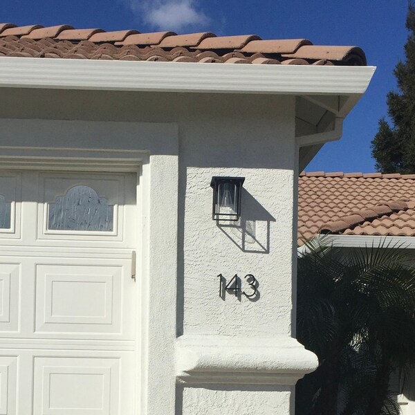 Modern House Numbers | NUMBERS ONLY | Modern Address Numbers | Floating ...