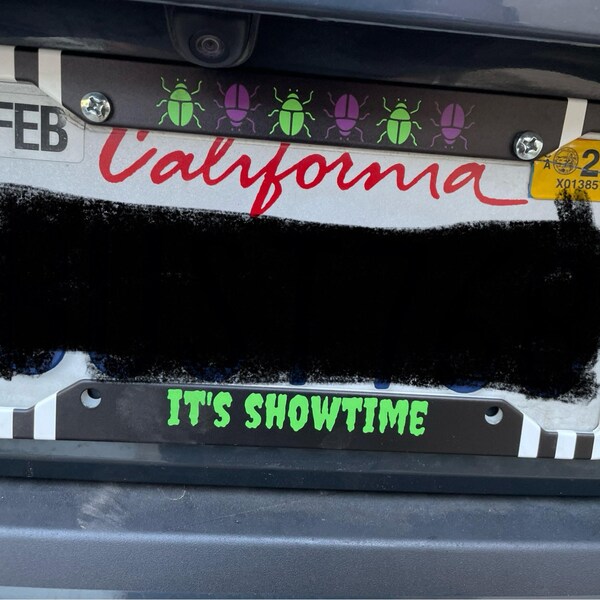 Beetlejuice License Plate Frame Never Trust the Living Goth Car ...