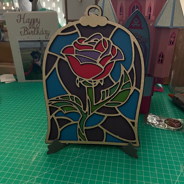 ENCHANTED Rose - 3D SVG | Instant Download | Project for Cricut ...