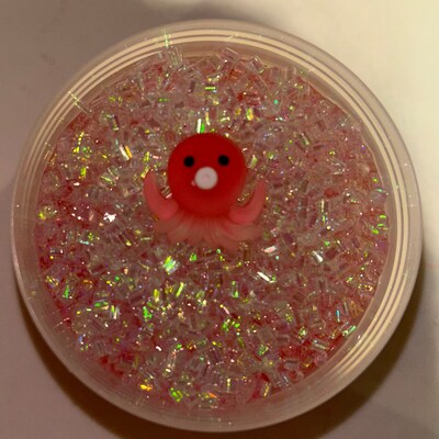 Mango Sticky Rice Slime With Leaf Charm, Sticky Rice and Jellycube Uk ...