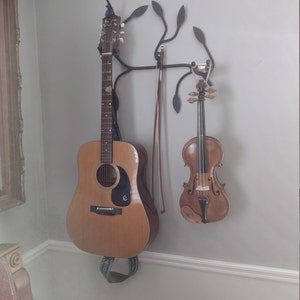 Musical Instrument Rack Wall Mounted Holder. Holds Two | Etsy