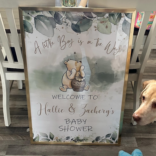 Winnie-the-pooh BABY SHOWER Invitation Classic Winnie Pooh Baby Shower ...