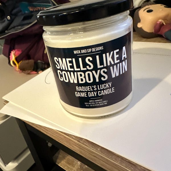 Personalized Smells Like A Devils Win Candle NJ Devils Lucky Game Day ...