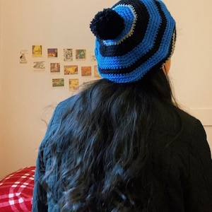 Mary Tyler Moore Nostalgic Crochet Beret Tam Hat With Pom Pom, Handmade ...