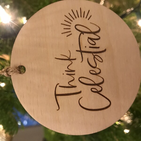 Think Celestial Temple Plaque, Lds Temple, Custom Gift, Wedding Gift - Etsy