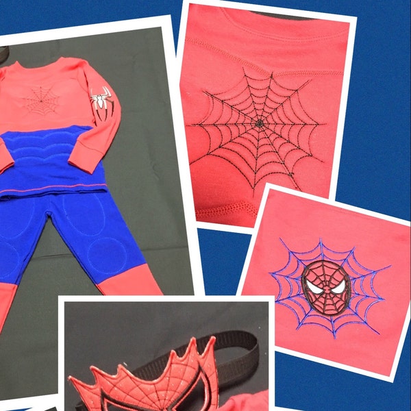 Simple and Versatile Spider Web Machine Embroidery Design in Five Sizes ...